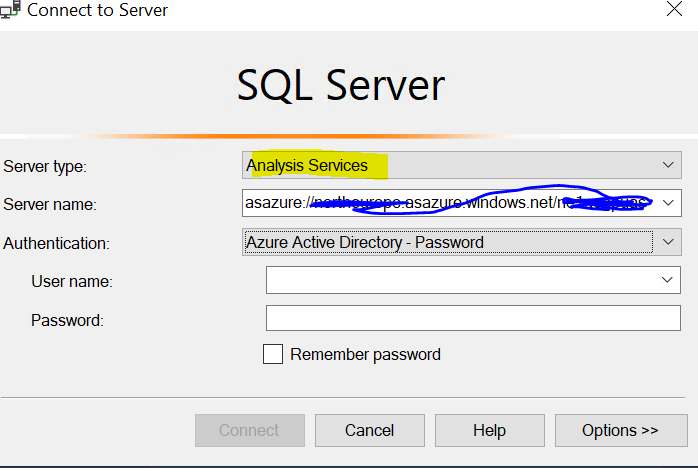 Creating Linked Server to connect to Azure Analysis Services ... Creating Linked Server to connect to Azure Analysis Services ...