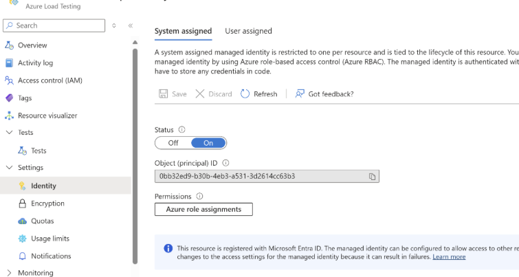 Azure Load Test to connect to ADX - Microsoft Q&A