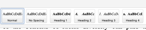 Level 4 TOC heading: how do I bring up text on same line as heading ...