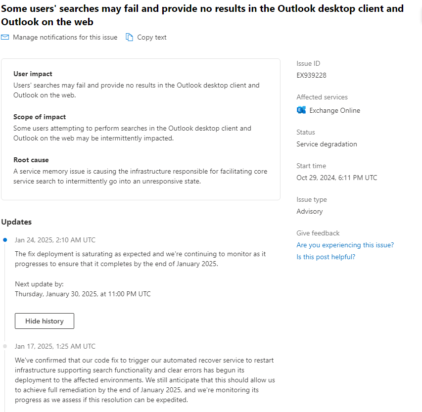 Search does not work with Outlook 2021 / Exchange 2019 - Microsoft Q&A Search does not work with Outlook 2021 / Exchange 2019 - Microsoft Q&A