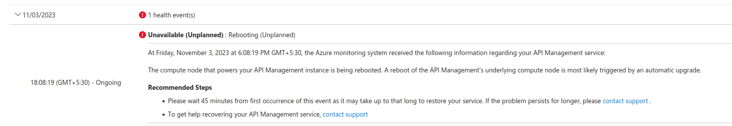 APIM in Developer SKU not booting up after reboot activity from microsoft - Microsoft Q&A