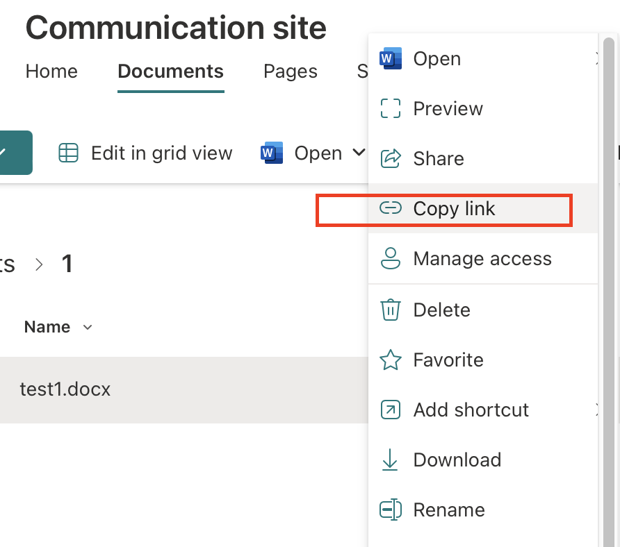 Updated Teams not allowing to copy links from SharePoint - Microsoft Q&A