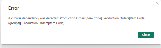 How to fix Circular Dependency was Detected - Microsoft Q&A