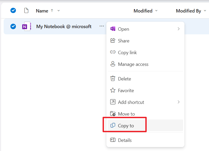 COPY ONE NOTE THAT WAS SHARED. - Microsoft Q&A