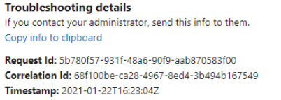 AADSTS50011: The reply URL specified in the request does not match the ...