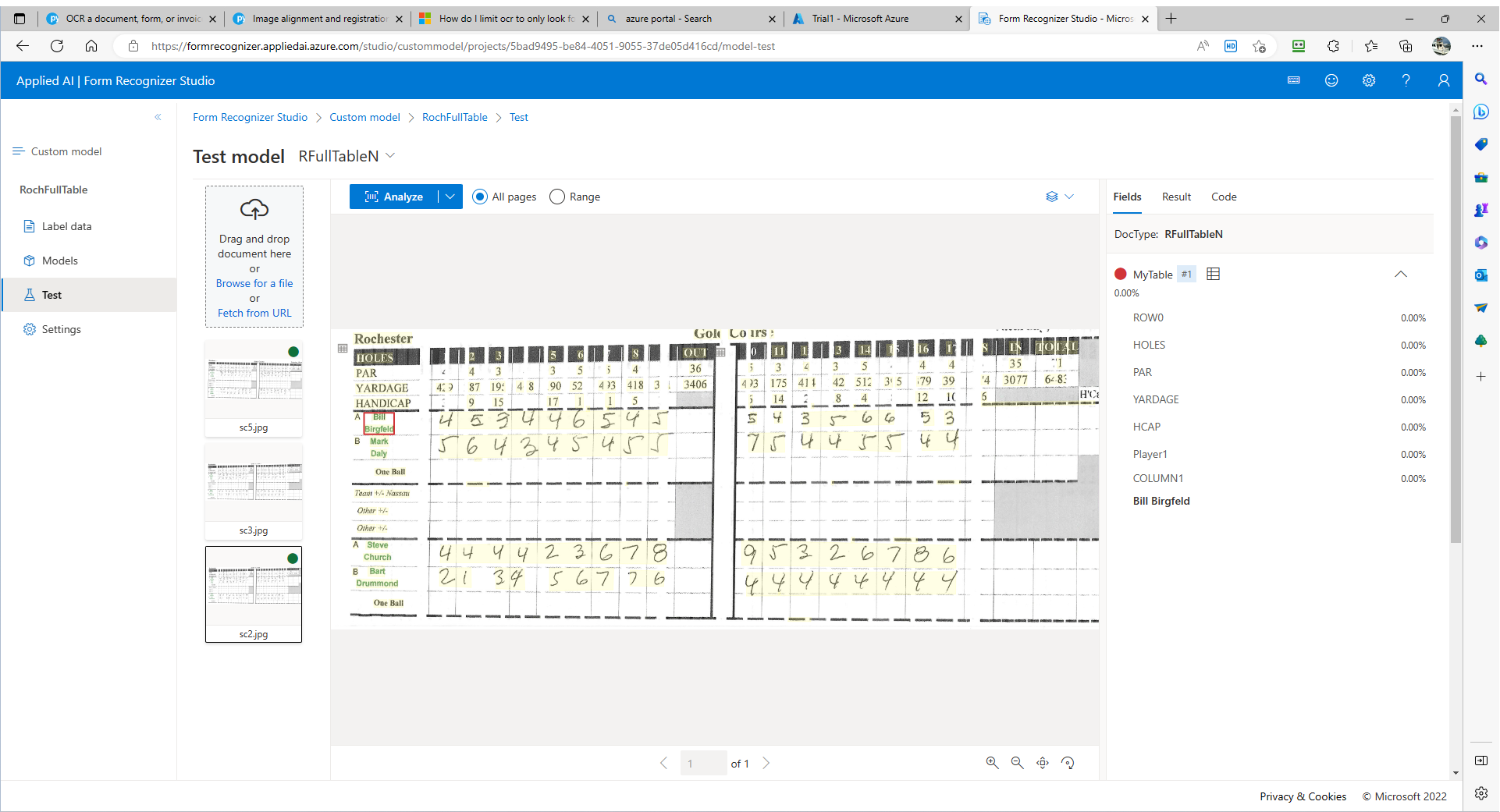 How do I limit ocr to only look for numbers in specified regions on a ...