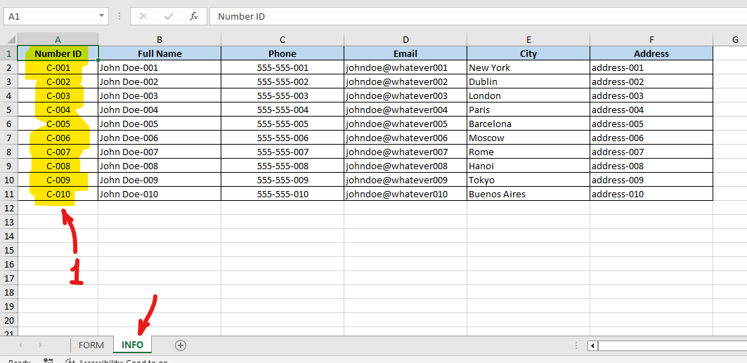 EXCEL for mail merge? - Microsoft Q&A