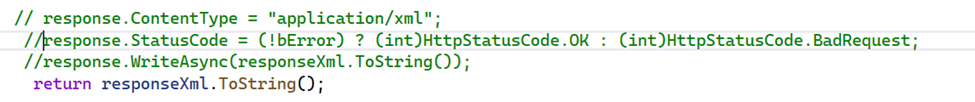 http response body content needs to be set from soap service in dotnet ...