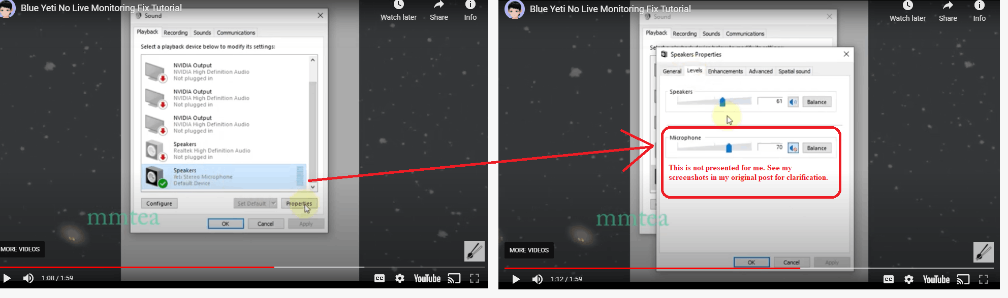 Why is the Mic Level control missing on the Levels tab for Speaker ...