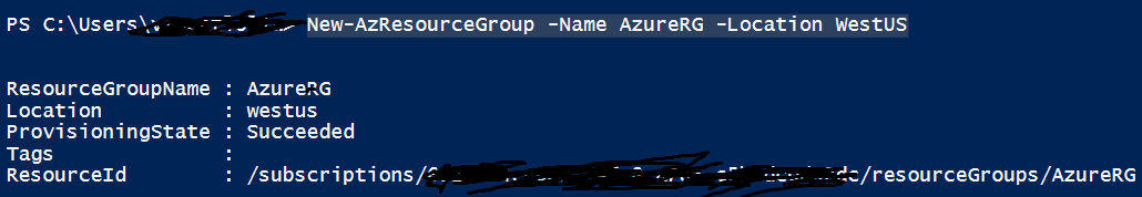 Resource Groups through Powershell - Microsoft Q&A