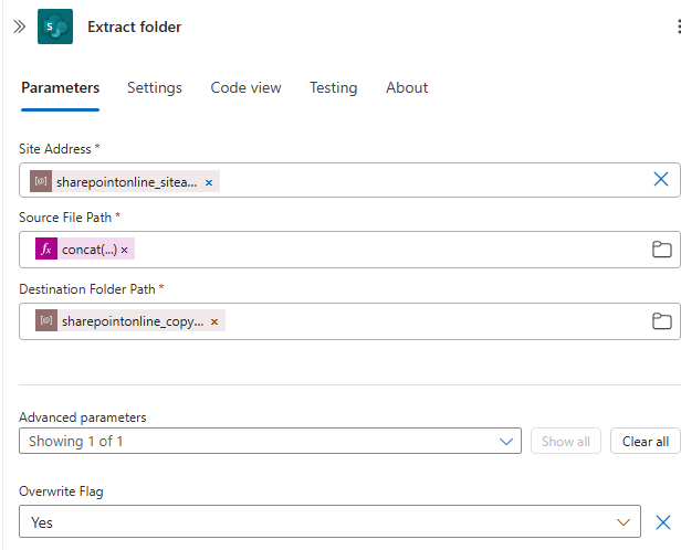Logic app - Sharepoint extract folder action does not keep subfolders included in the archive ...