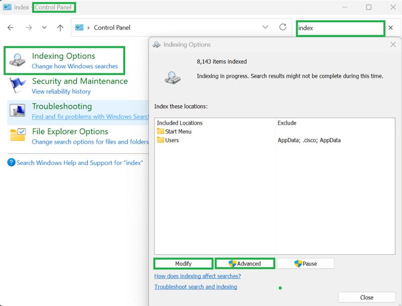 Outlook Search indexing issues - Microsoft Q&A