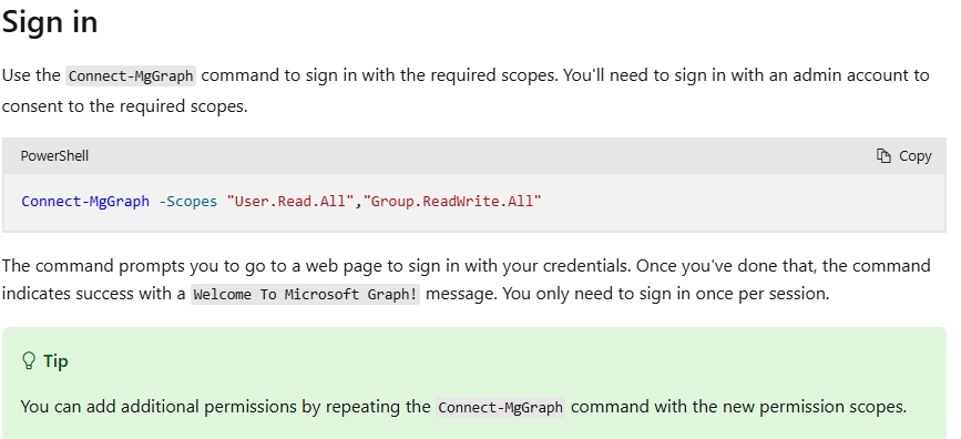 Update-MgUserPresence : Error authenticating with resource - Microsoft Q&A
