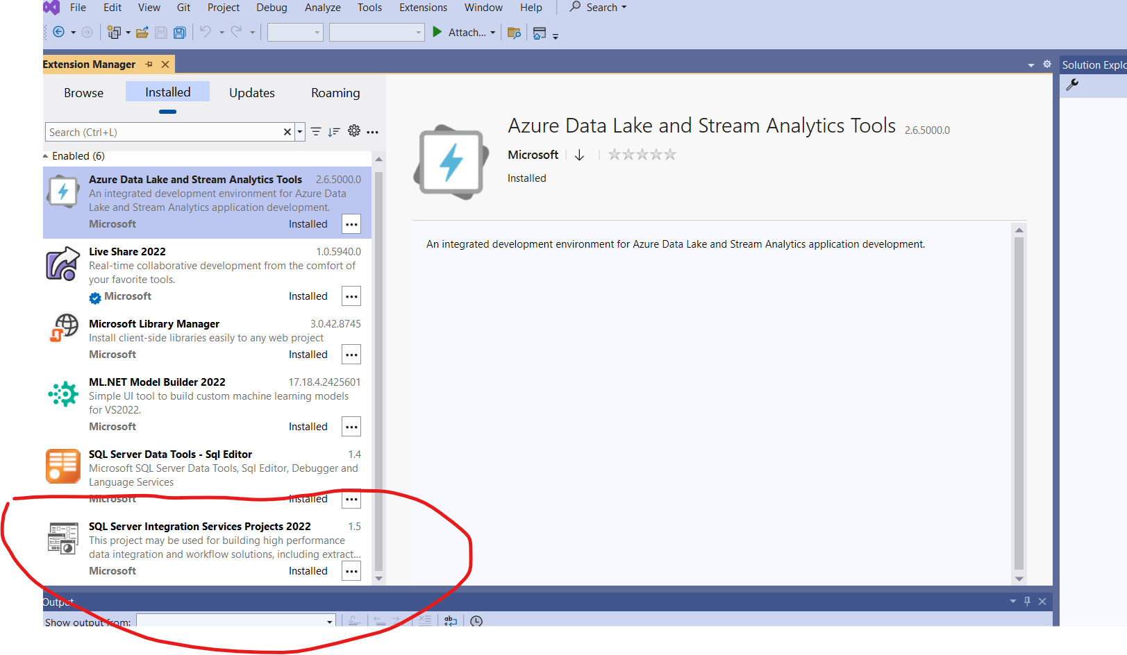 SQL Server Integration Service is installed but why there is no ...