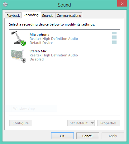 External Microphone Disappears From Recording Devices When Realtek ...