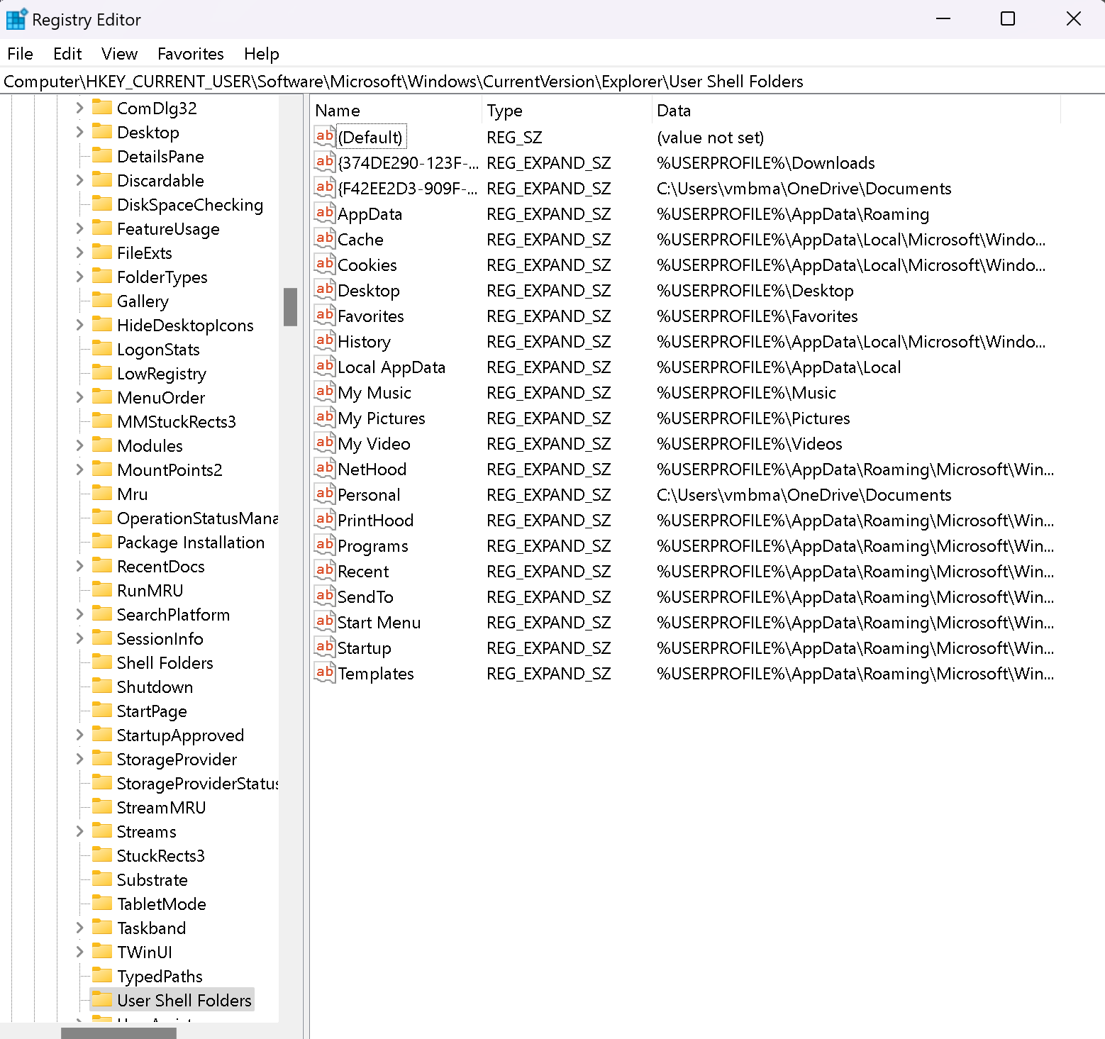 Windows 11 Documents folder "location tab" is missing from Properties - Microsoft Q&A