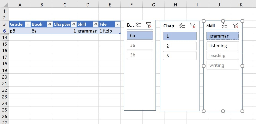 How do I filter a cell with multiple values using only just 1 value ...