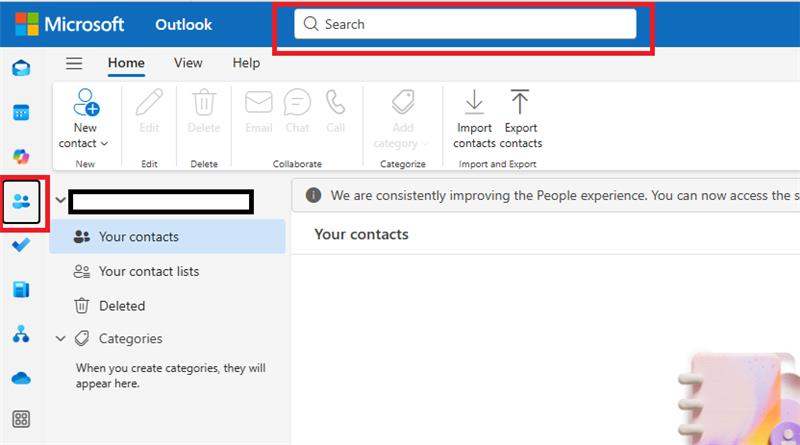 I was trying to edit a contact in Outlook, and now it disappeared. How ...