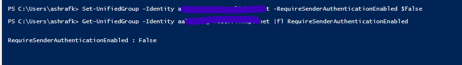 can't set allow external senders for office 365 groups - Microsoft Q&A