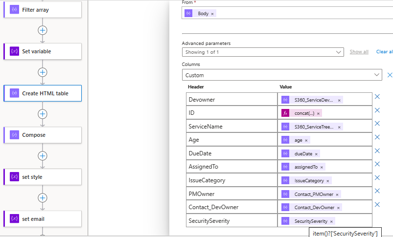 Is it possible to apply a red highlight to specific column values, such as '1 - Critical ...