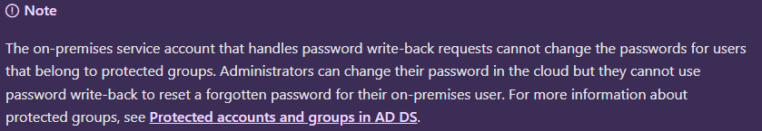 Unfortunately, you cannot reset this user's password due to a policy or ...