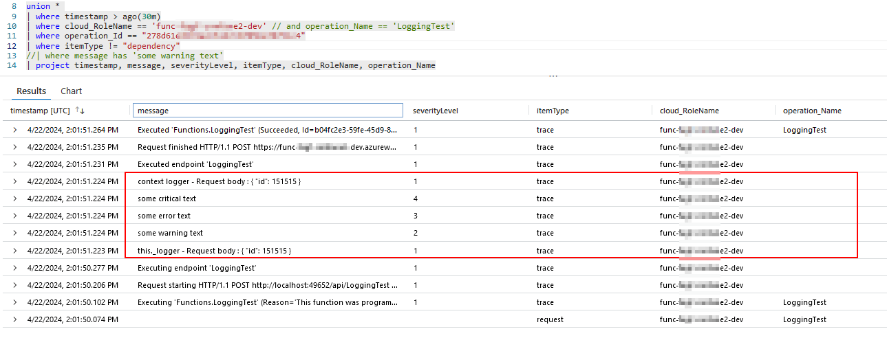 Azure Function traces missing operation_Name - Microsoft Q&A Azure Function traces missing operation_Name - Microsoft Q&A