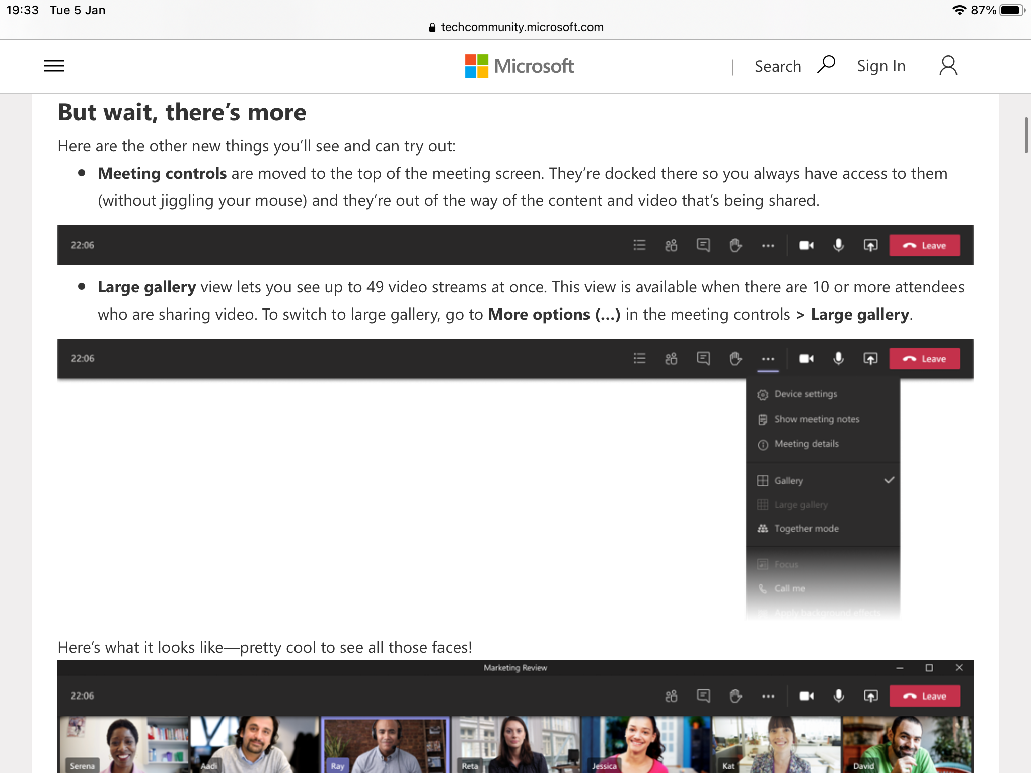 Teams top toolbar - Microsoft Q&A
