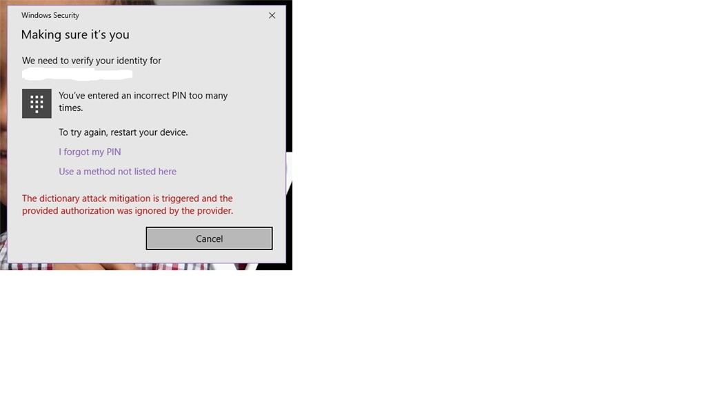 Security Pop Up...... - Microsoft Q&A