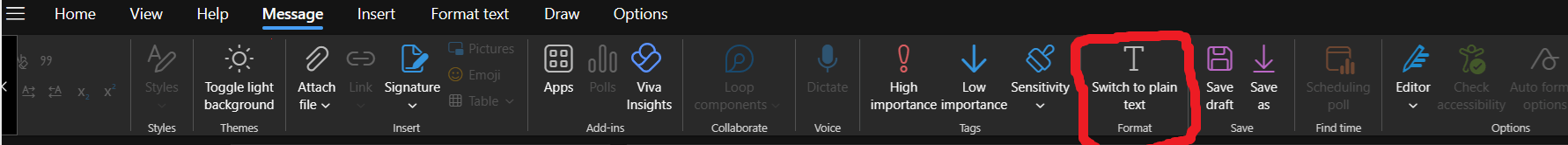 How do I stop new Outlook from automatically italicizing/emboldening ...
