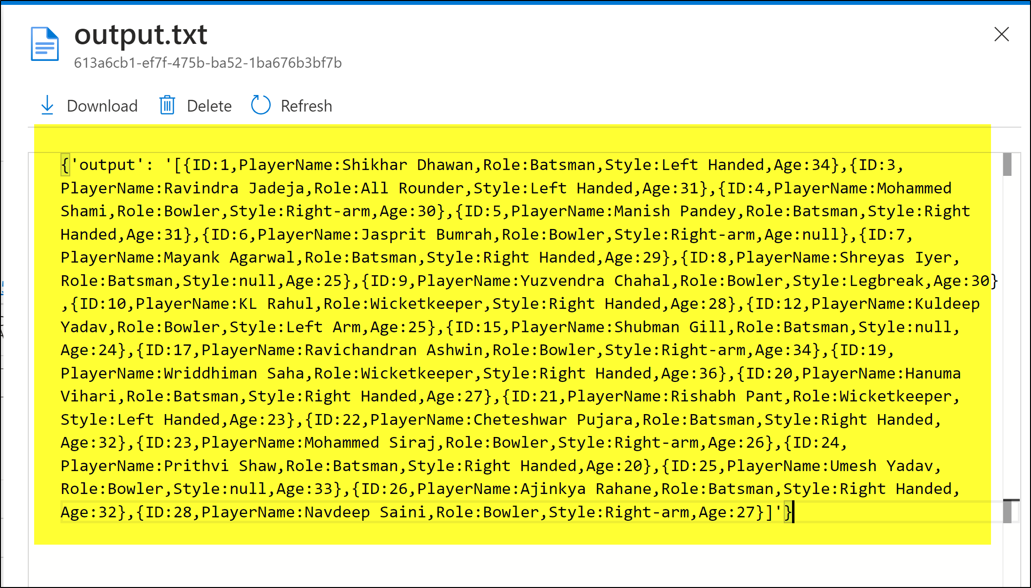 lookup activity output ,read custom activity and generate output .txt ... lookup activity output ,read custom activity and generate output .txt ...