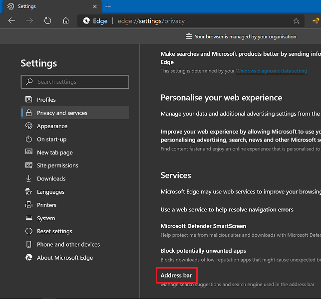 New Tab and getting rid of Bing - Microsoft Q&A