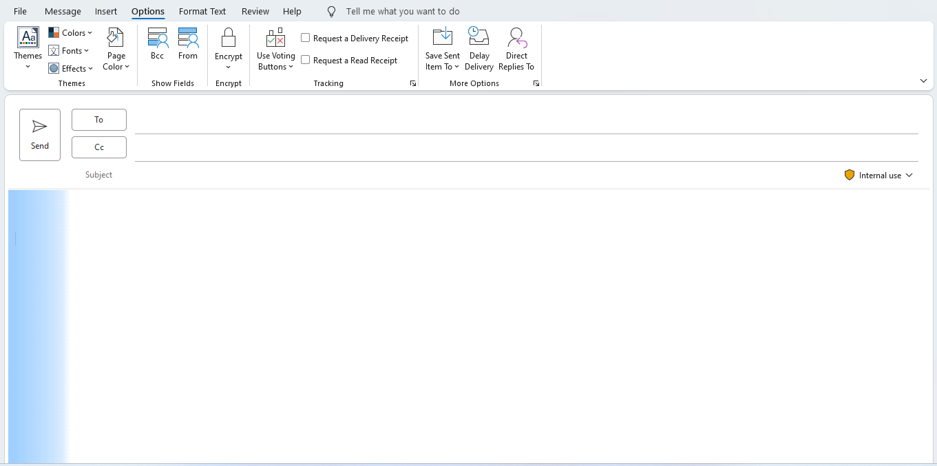 how to change default page color for new emails in outlook - Microsoft Q&A
