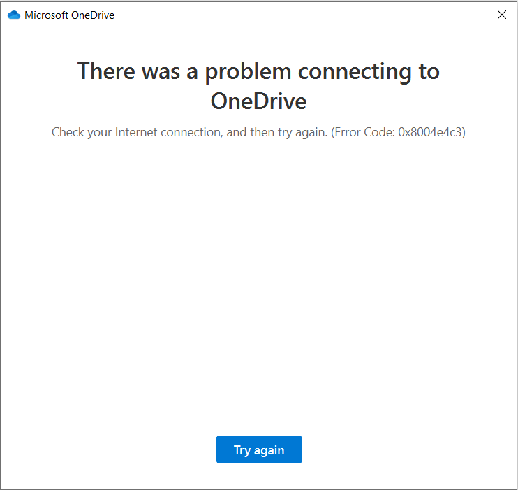 Cant sign in Work or school account "We can't connect you" - Microsoft Q&A