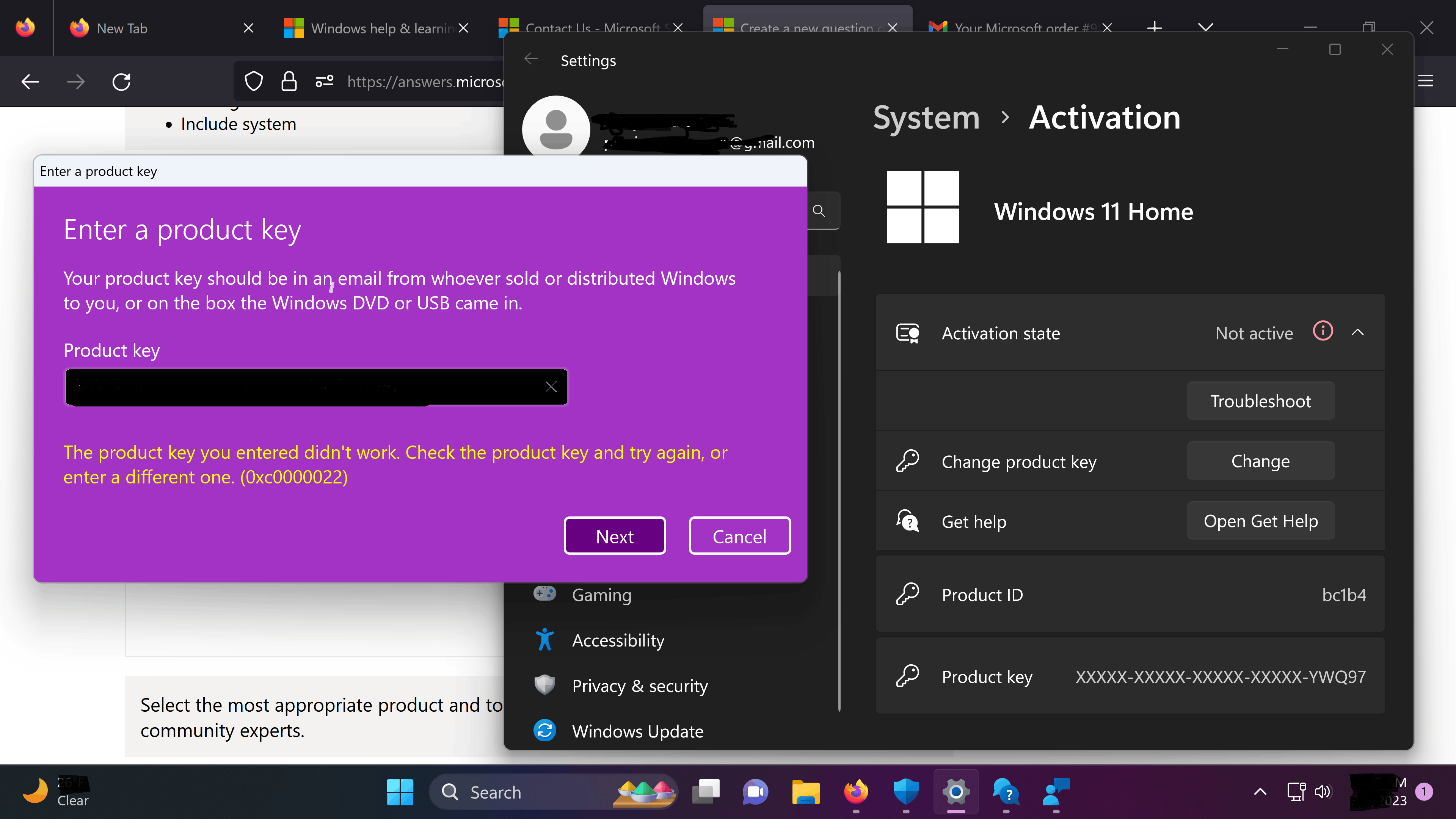 Windows 11 Activated Once Before then Unactived and now my geniune ...