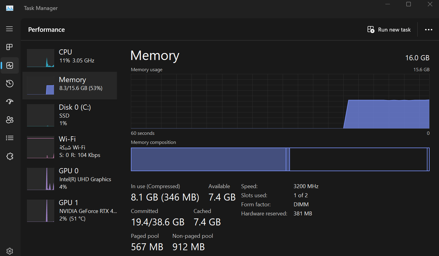 high usage virtual memory - Microsoft Q&A