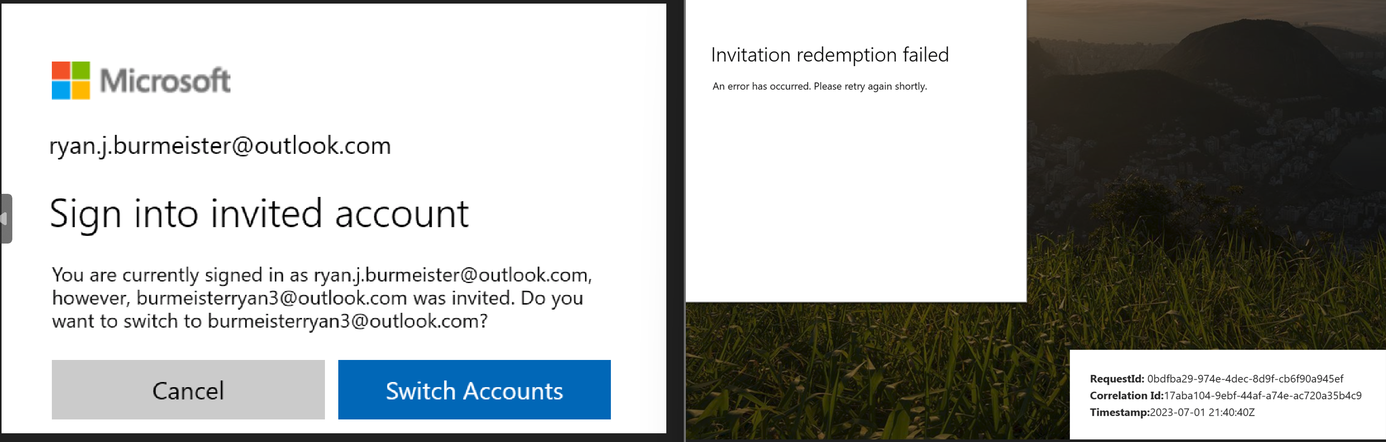 While Trying To Create A Vm In The Sandbox Environment Sign In Loop Microsoft Qanda