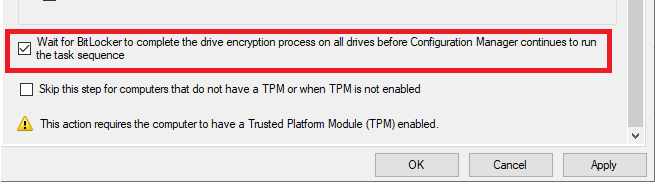 Add Bitlocker To Ts Question Issue Microsoft Qanda