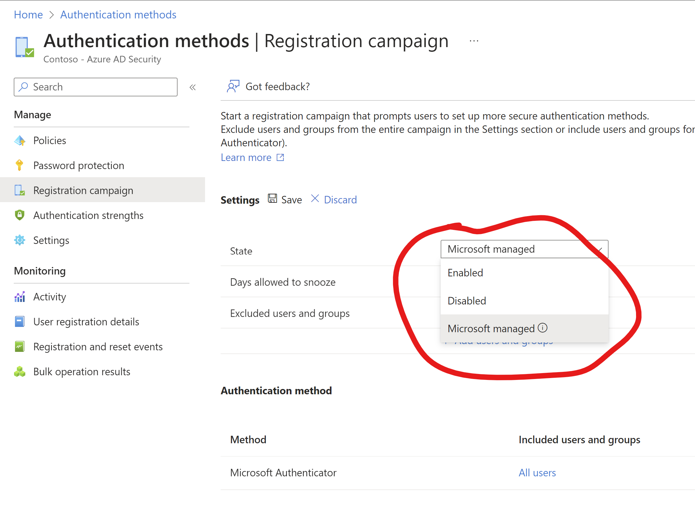 Can we disable registration campaign? - Microsoft Q&A