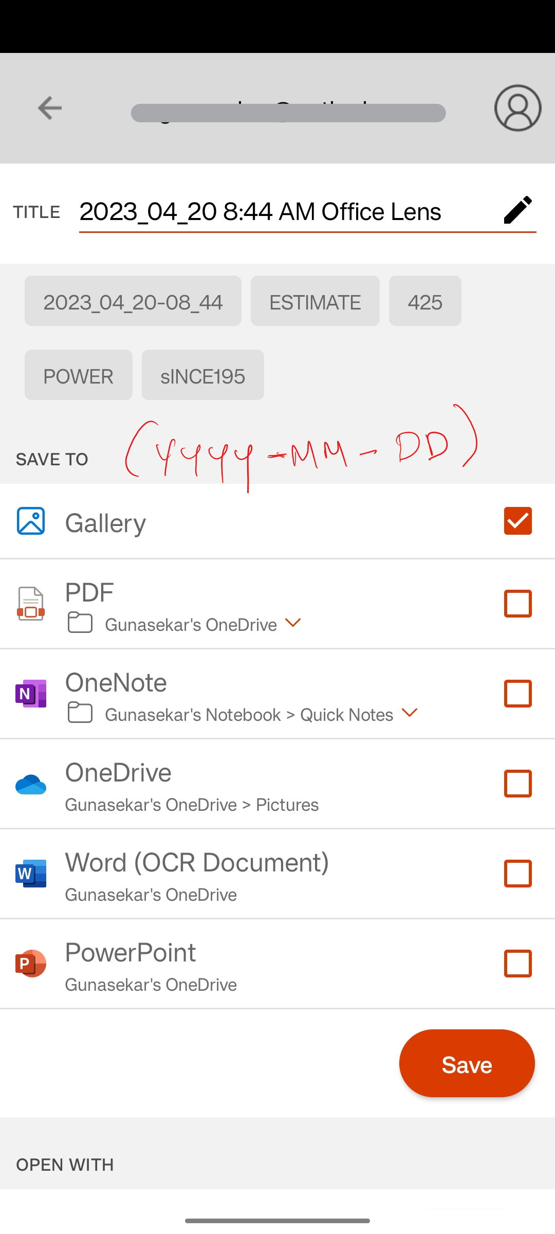 Office Lens - File Format - Microsoft Q&A