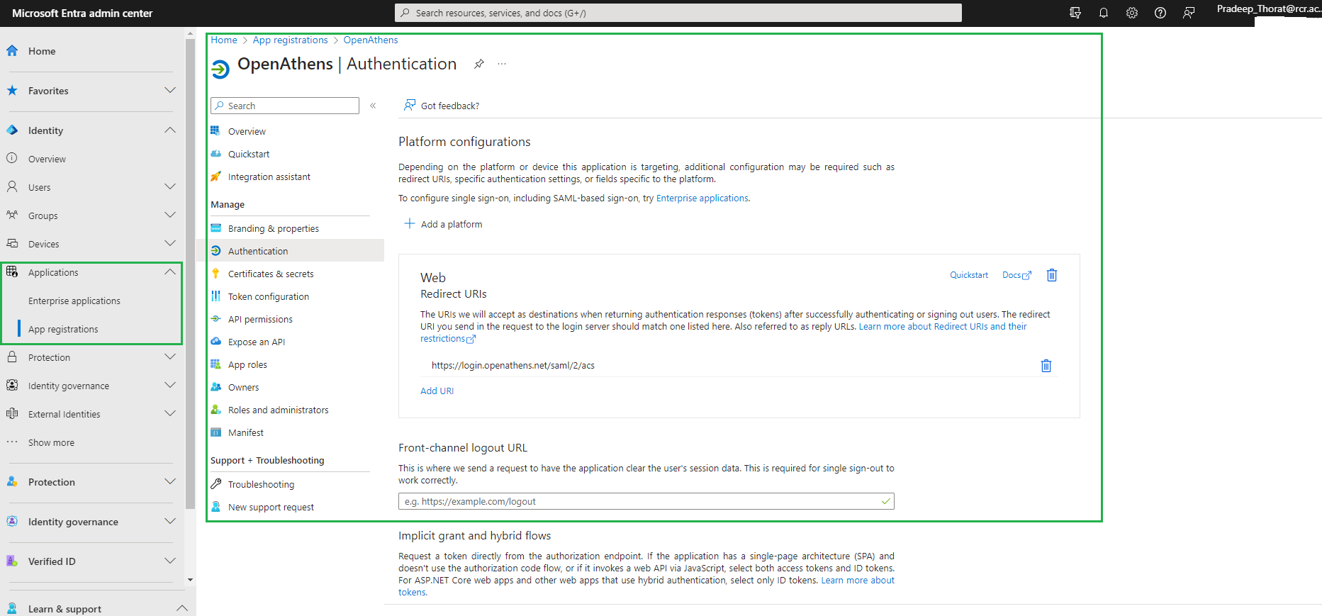 How can we add OpenAthens [SAML 2.0] as authentication provider in ...