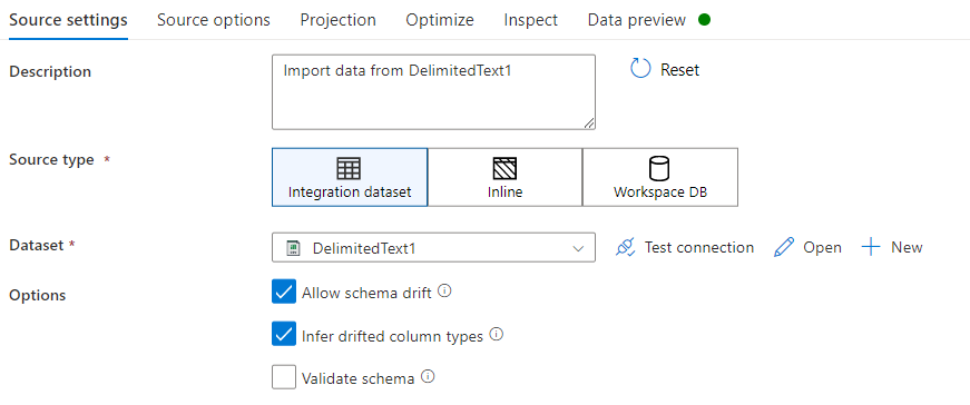 Schema Drift for upsert action in Data Flow - Microsoft Q&A
