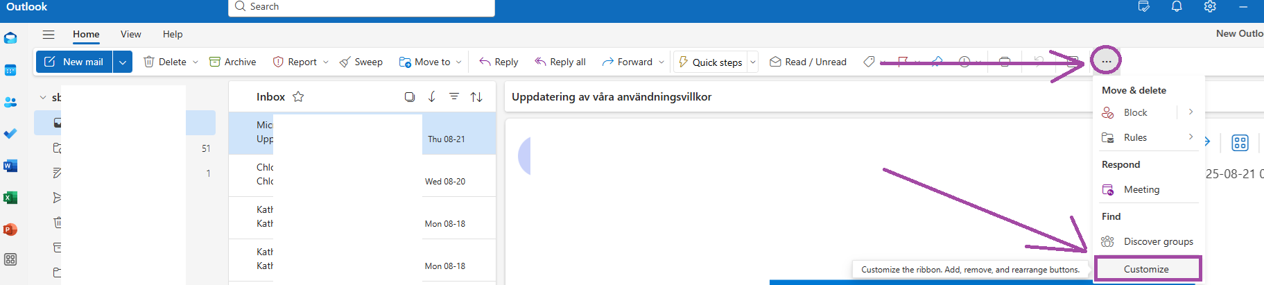 Quick Access Toolbar in the New Outlook - Microsoft Q&A