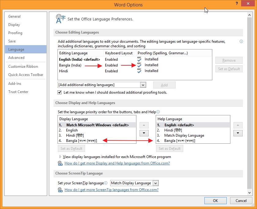 A typical Problem with Typing and Spellcheck in Word 2013 with Indic ...