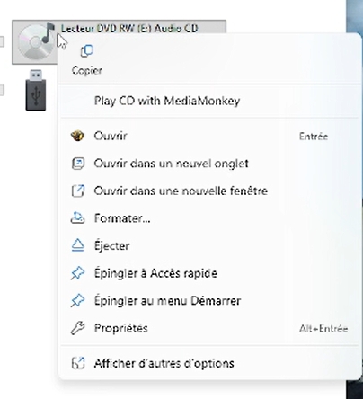 Application de lecture par défaut de mon lecteur DVD RW - Microsoft Q&A