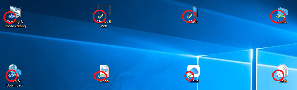 Tick marks under folders - Microsoft Q&A
