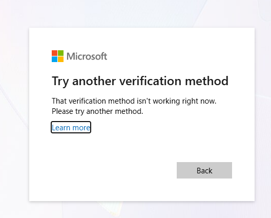 I'm trying to sign in to my hotmail, it will not send recovery code to ...