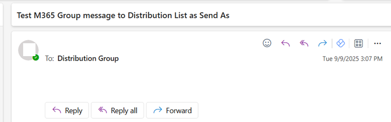 Query related to Distribution List - Microsoft Q&A