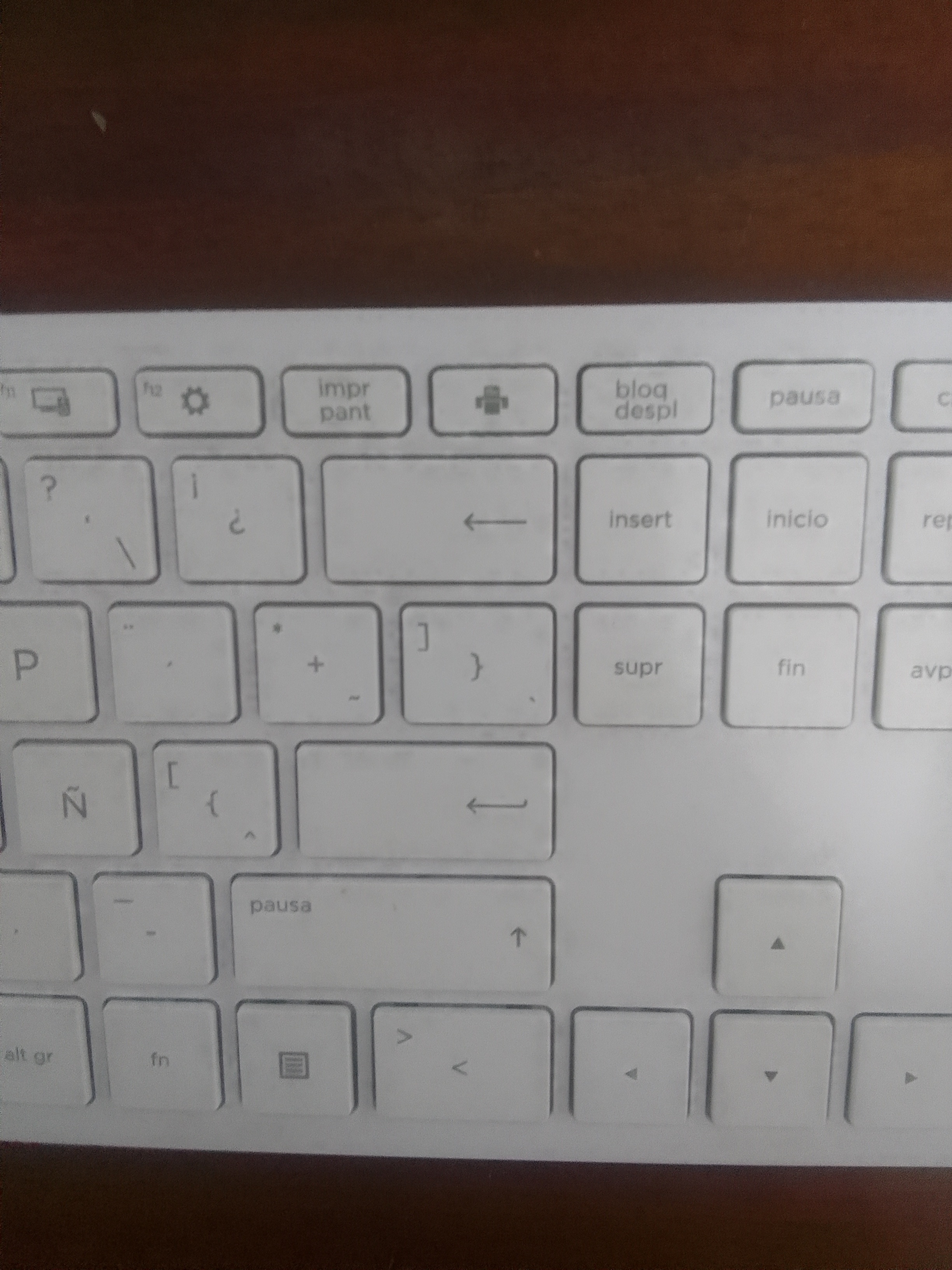 Donde edta ubicado la tecla bloq num en el teclado HP y que significa ...