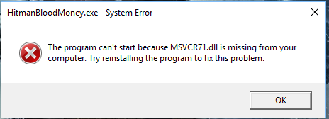 hitman 4 blood money cant run on windows 10 - Microsoft Q&A