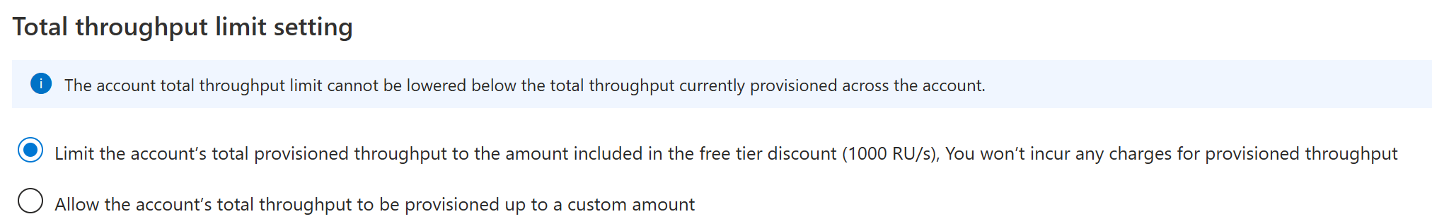 Azure Cosmos DB - Incurred Charges on Free Tier - Microsoft Q&A Azure Cosmos DB - Incurred Charges on Free Tier - Microsoft Q&A